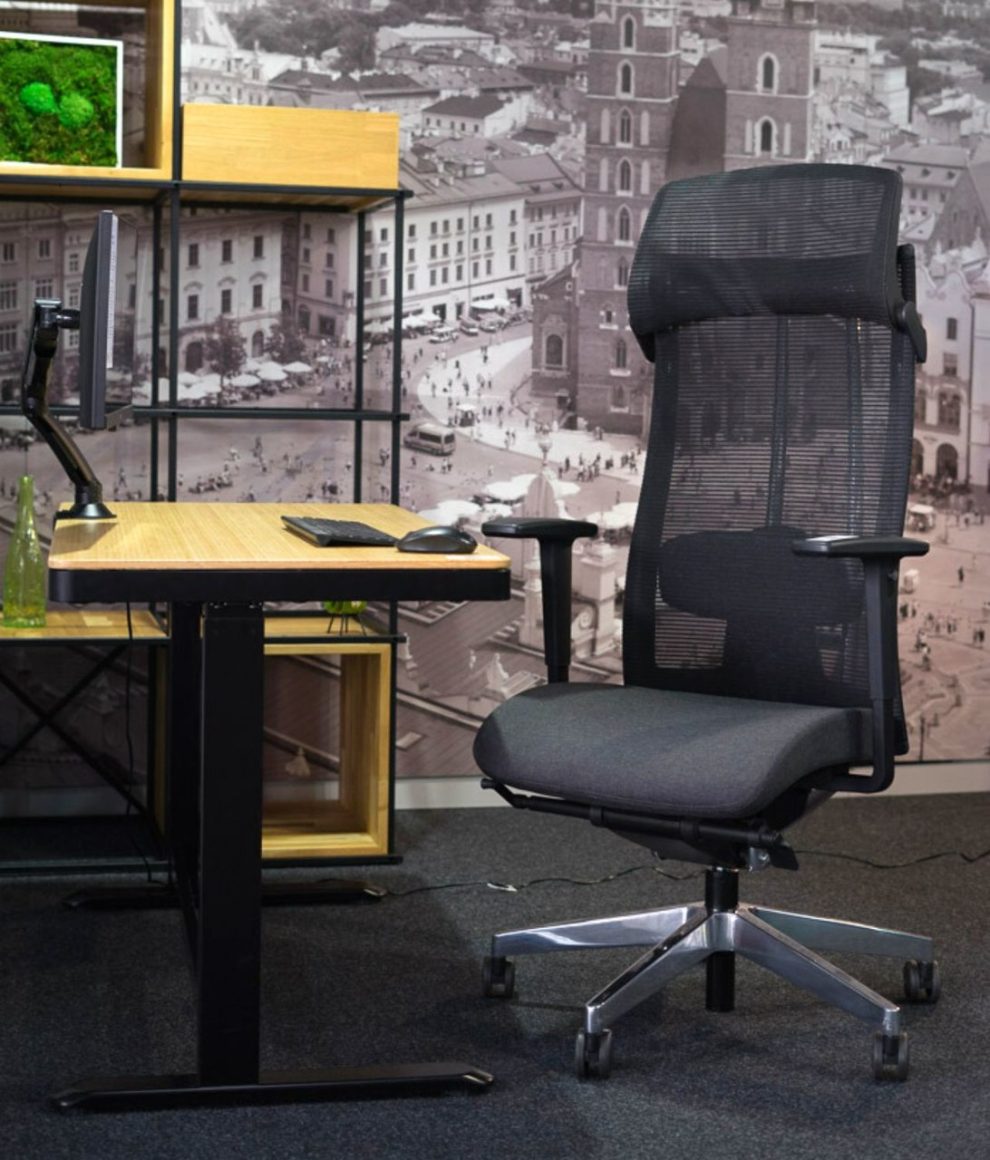 Fotel biurowy dla wysokich osób Profim Action 115SFL do 150 kg wagi